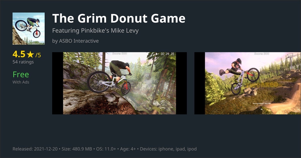 The Grim Donut Game game for iPhone - Download