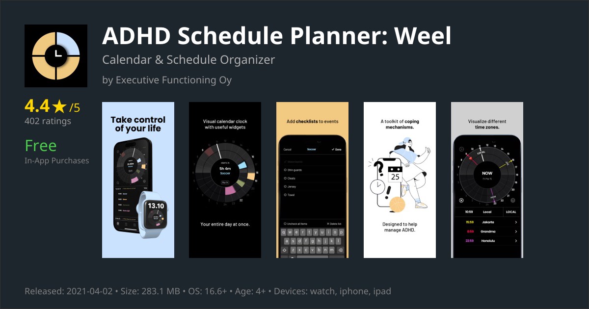 ADHD Schedule Planner App Reviews – Features, Pricing & User Ratings