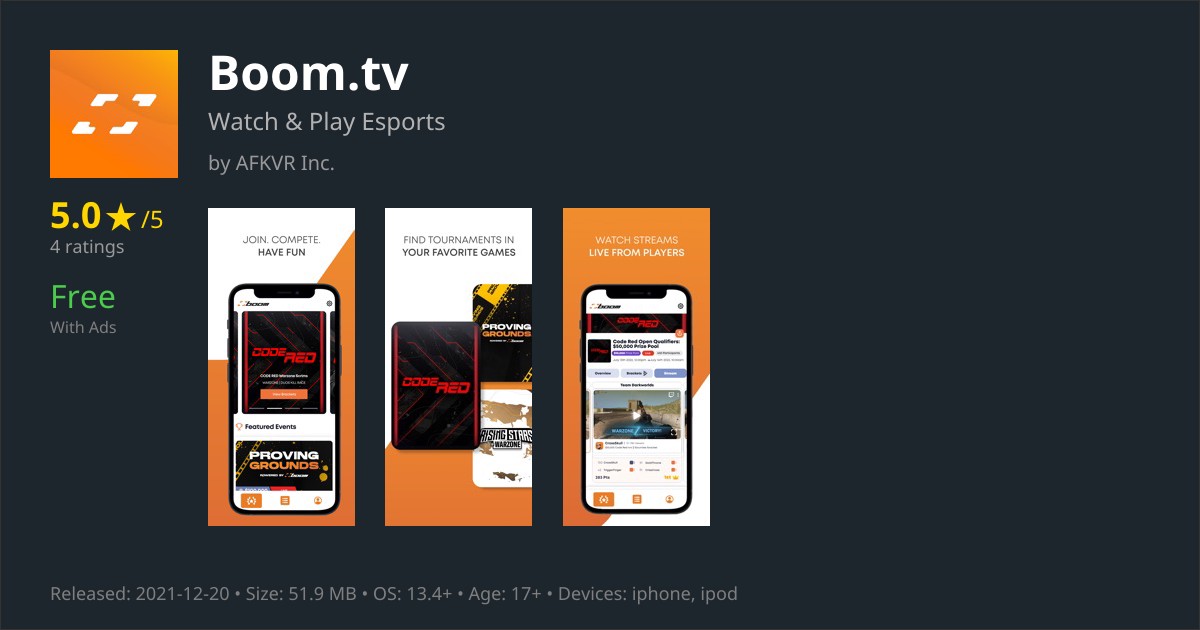 Boom.tv app