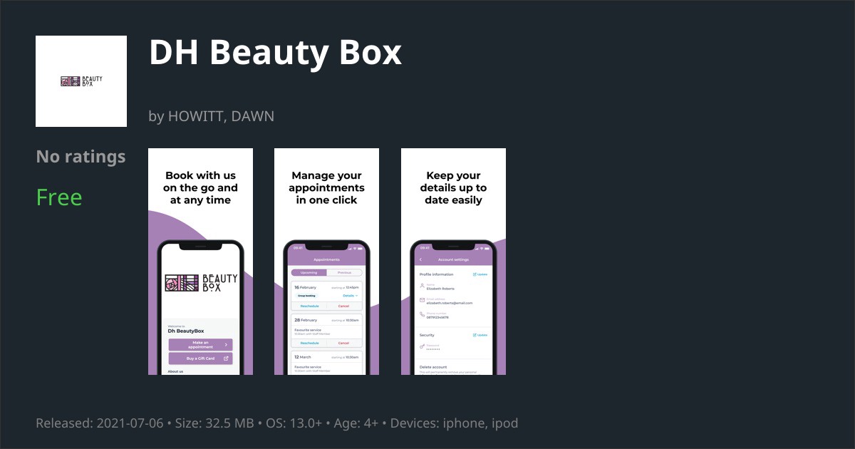 DH Beauty Box App Reviews – Features, Alternatives & User Ratings