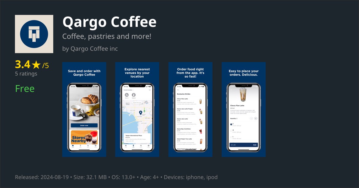 Qargo Coffee App Reviews – Features, Alternatives & User Ratings