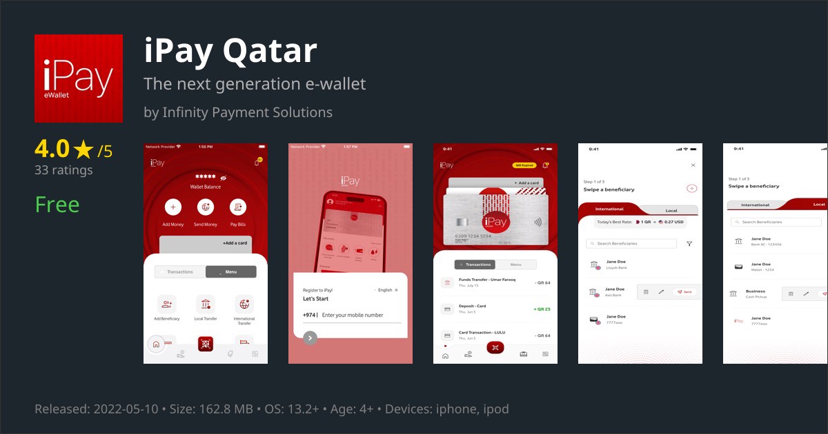 iPay Qatar App Reviews – Features, Alternatives & User Ratings