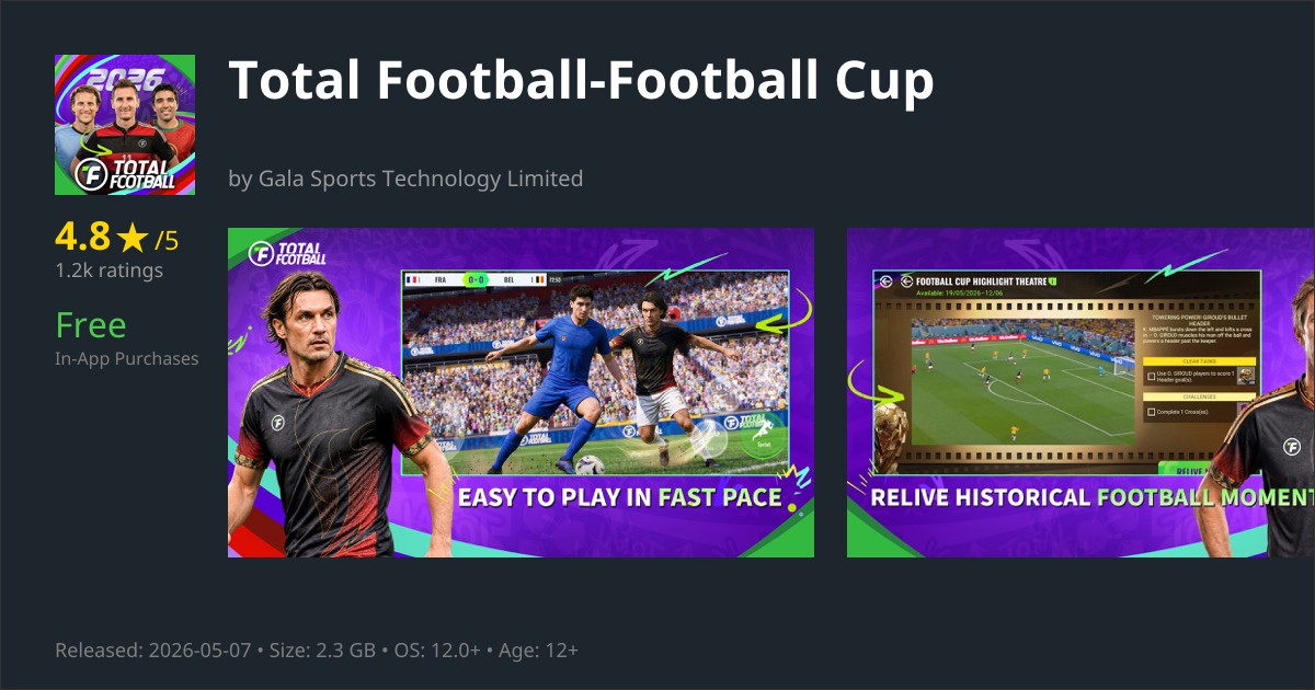 Total Football game for iOS — Download