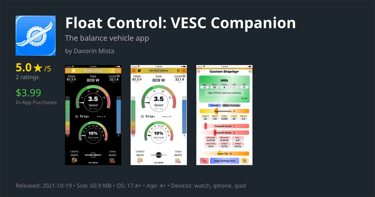 Float Control app for iPhone — Download