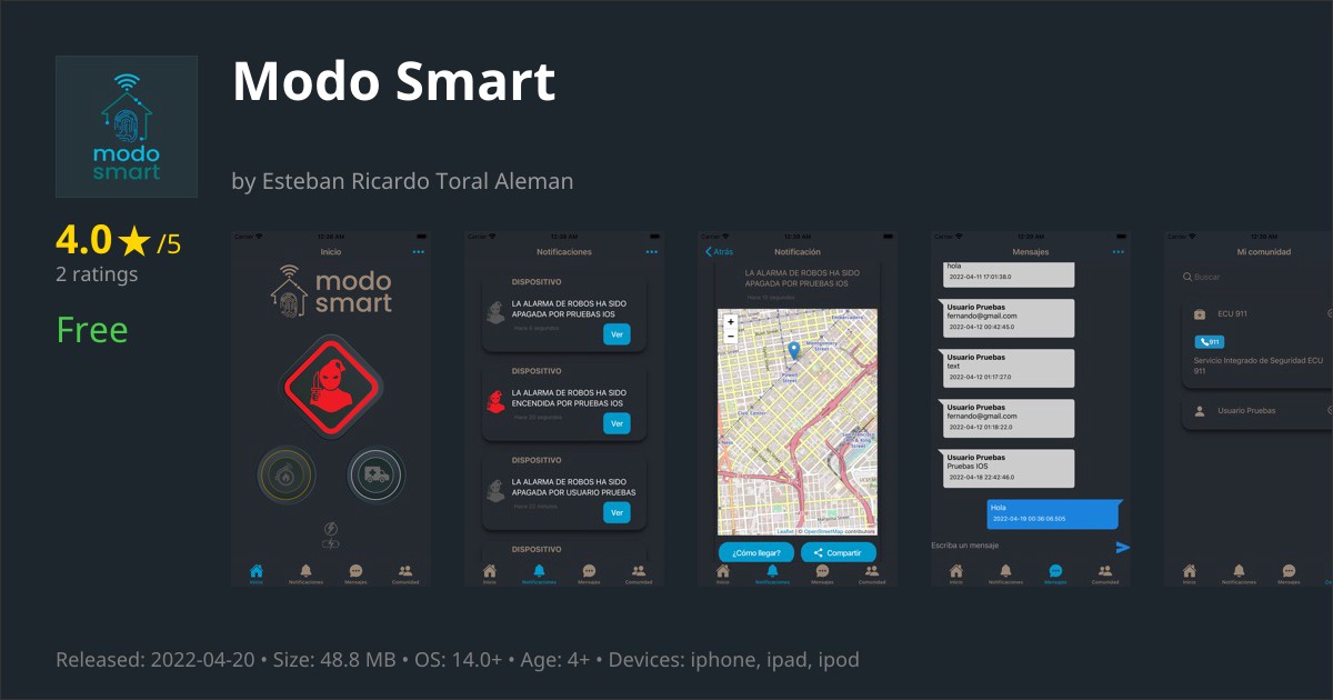 Modo Smart App for iPhone - Download