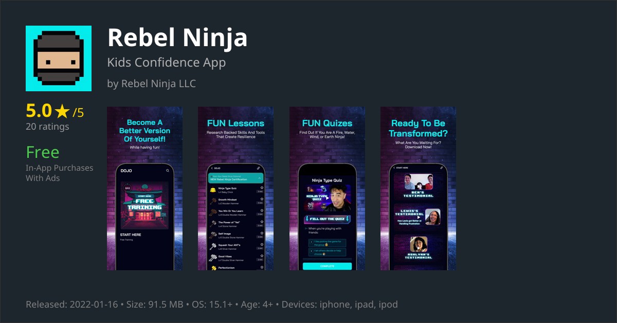 Rebel Ninja App Reviews – Features, Pricing & User Ratings