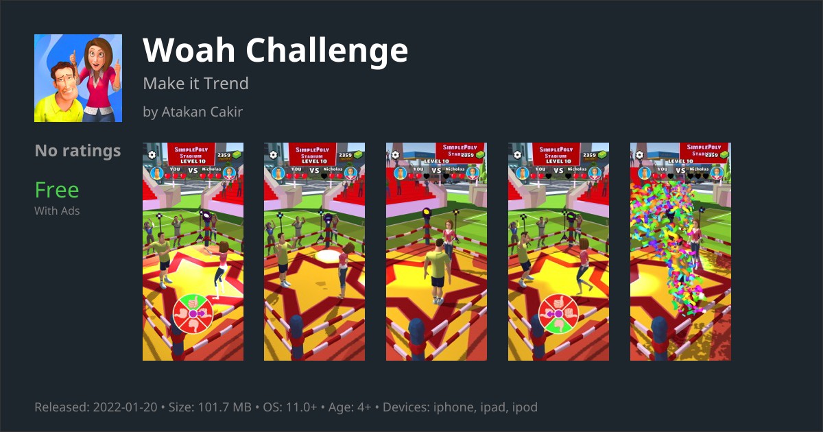 Woah Challenge Game Reviews – Features, Alternatives & User Ratings