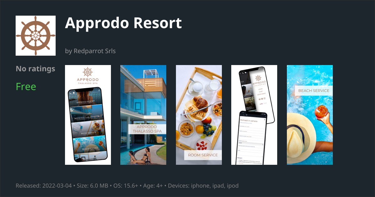 Approdo Resort App for iPhone - Download