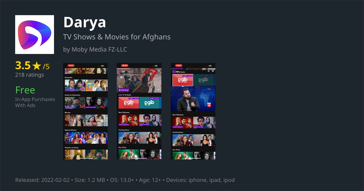 Darya app for iPhone — Download