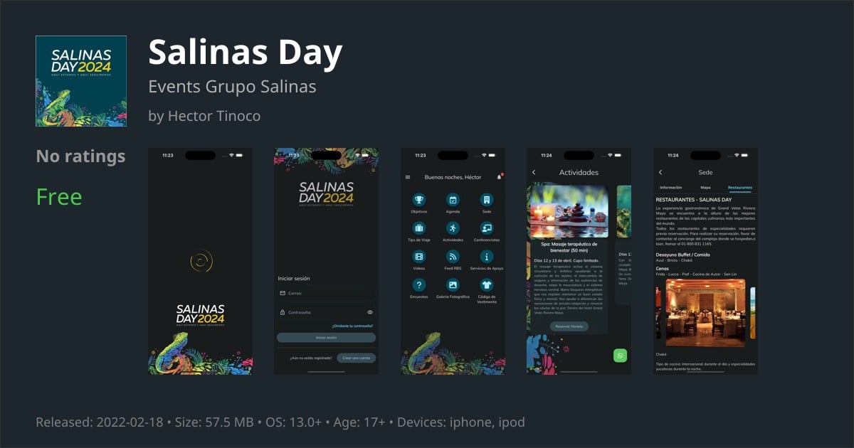 Salinas Day app for iPhone — Download