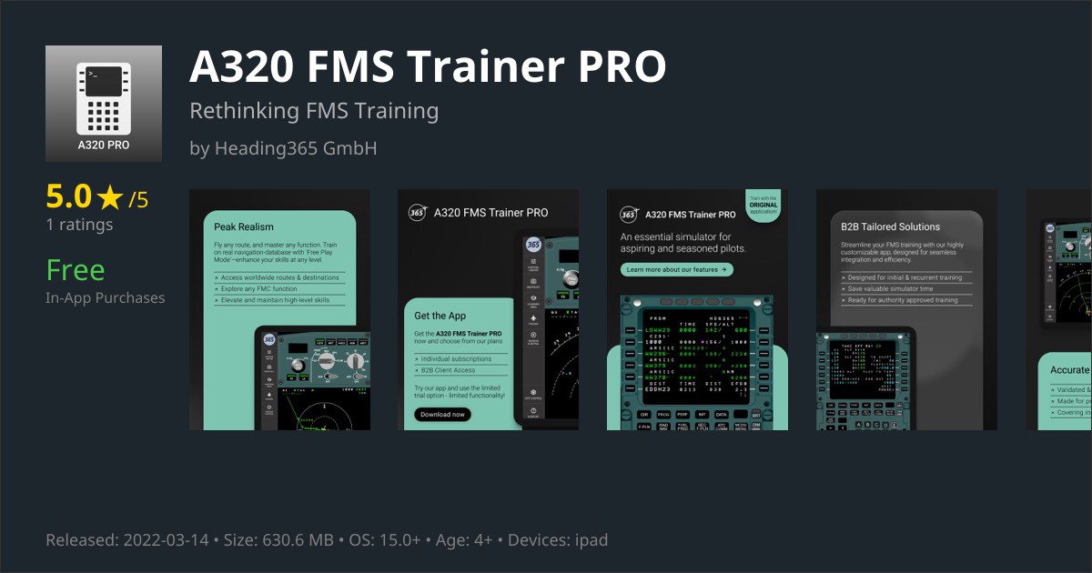 A320 FMS Trainer PRO App Reviews – Features, Pricing & User Ratings