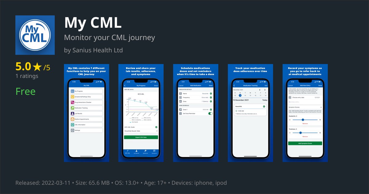 My CML App for iPhone - Download
