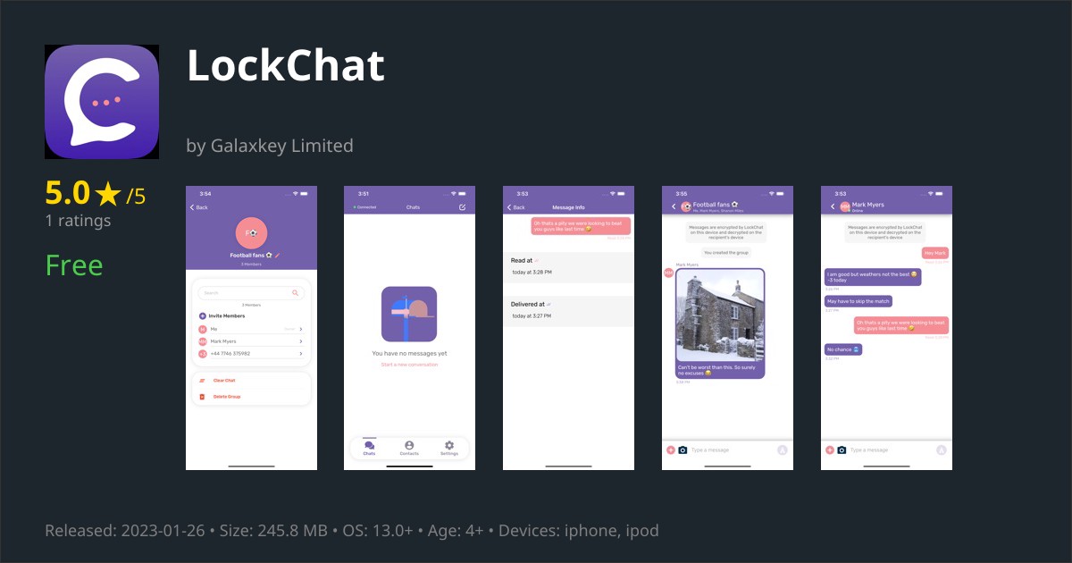 LockChat app for iPhone — Download