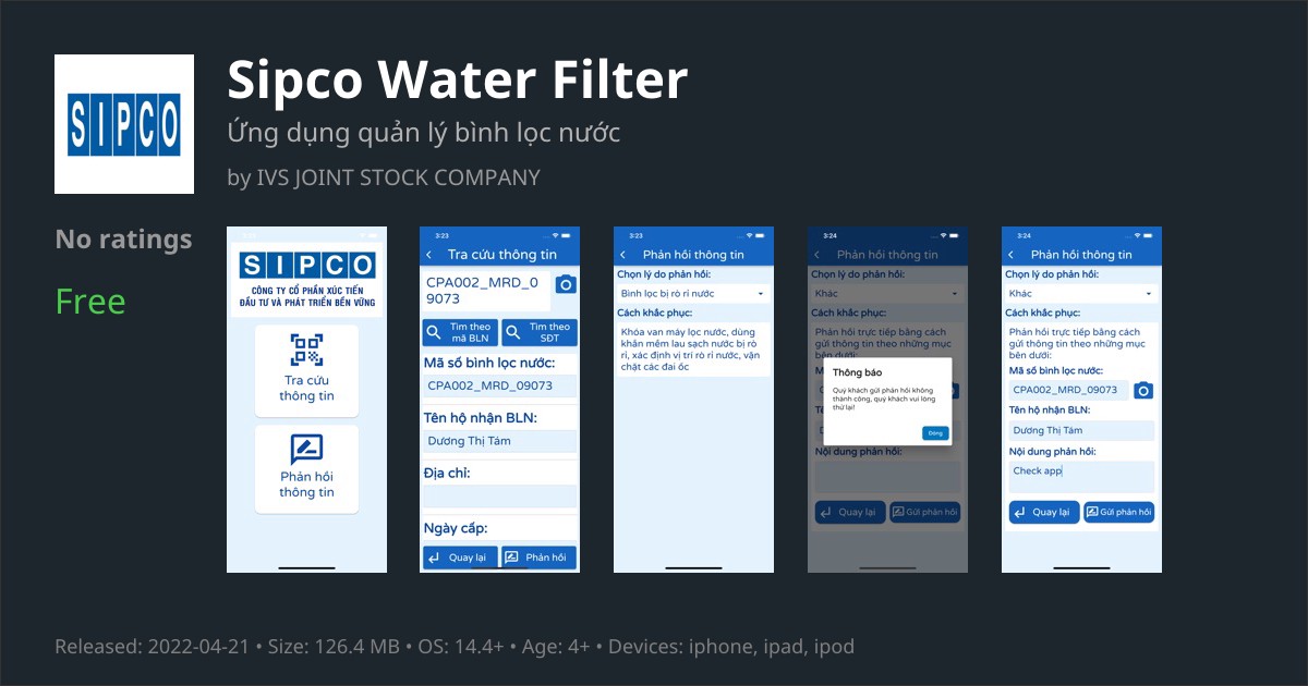 Sipco Water Filter App Reviews – Features, Alternatives & User Ratings