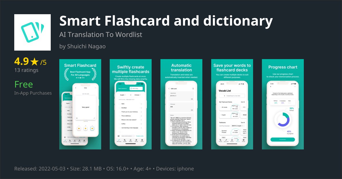 Smart Flashcard App Reviews – Features, Pricing & User Ratings
