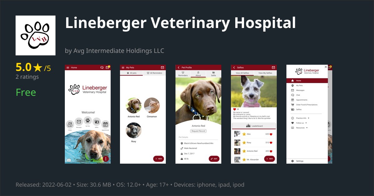 Lineberger Veterinary Hospital App Reviews – Features, Alternatives ...