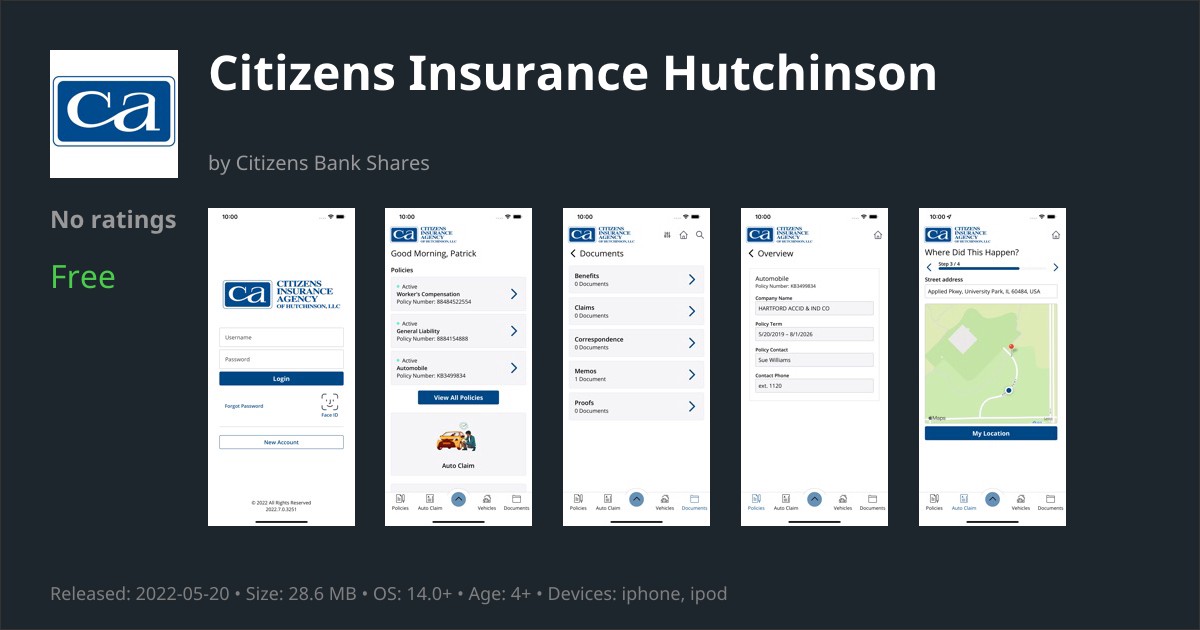 Citizens Insurance Hutchinson App Reviews – Features, Alternatives ...