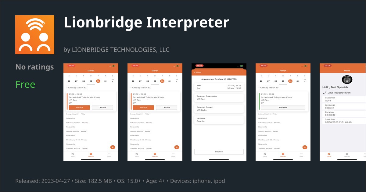 Lionbridge Interpreter App Reviews – Features, Alternatives & User Ratings
