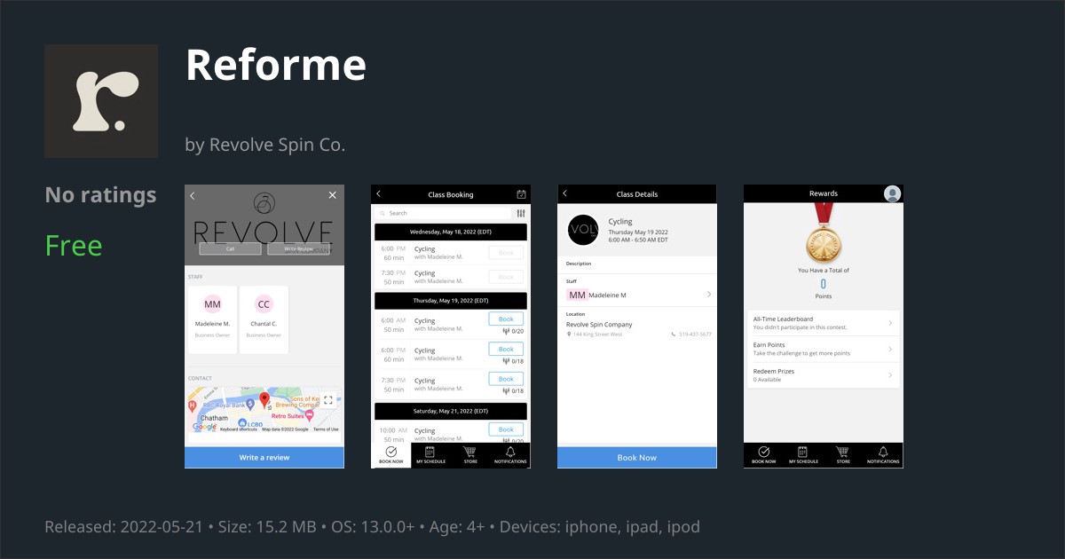 Revolve Spin Company App Reviews – Features, Alternatives & User Ratings