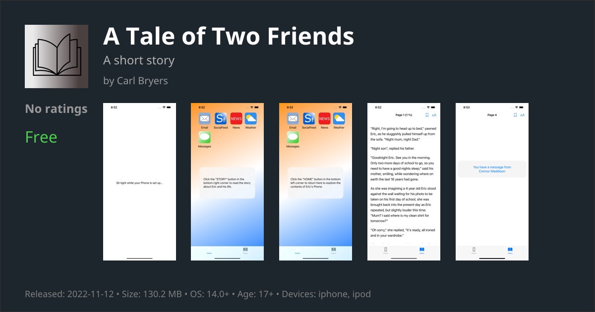 A Tale of Two Friends – 2 user reviews