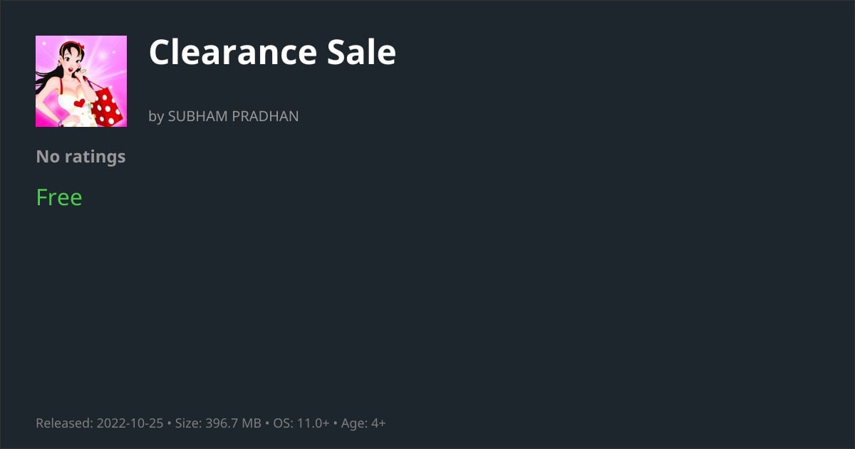 Clearance Sale Game Reviews – Features, Alternatives & User Ratings