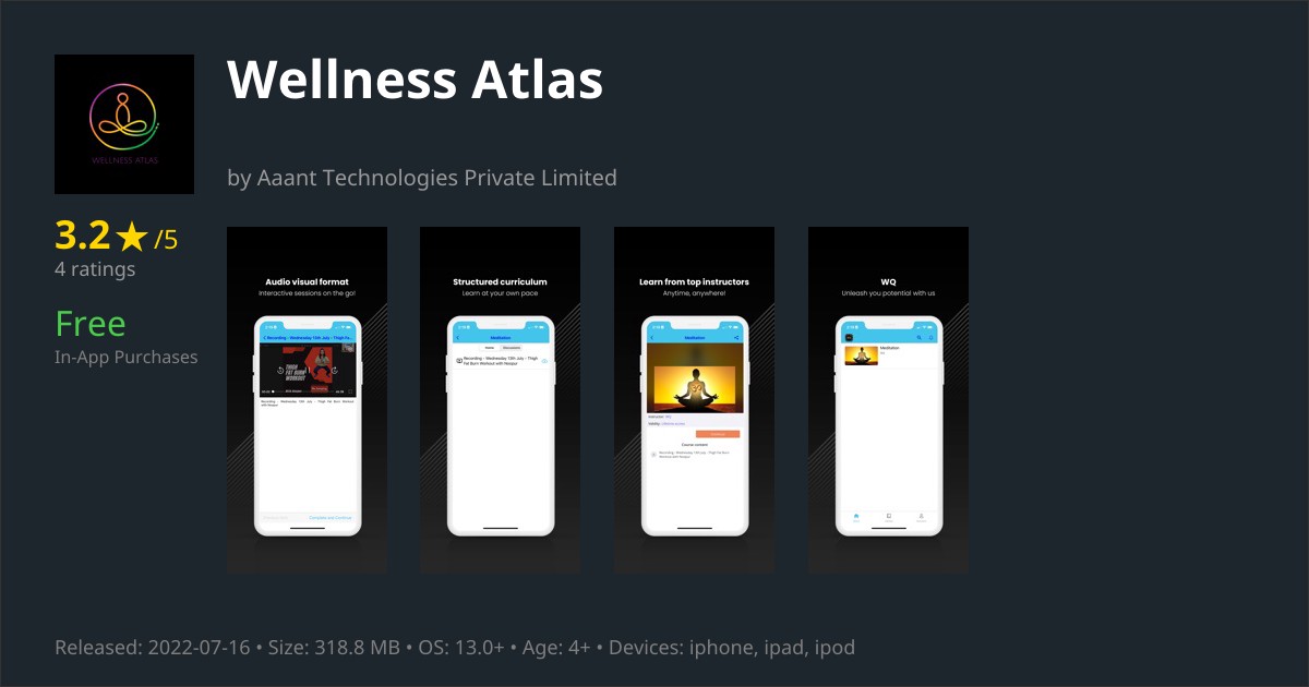 Wellness Atlas App Reviews – Features, Pricing & User Ratings