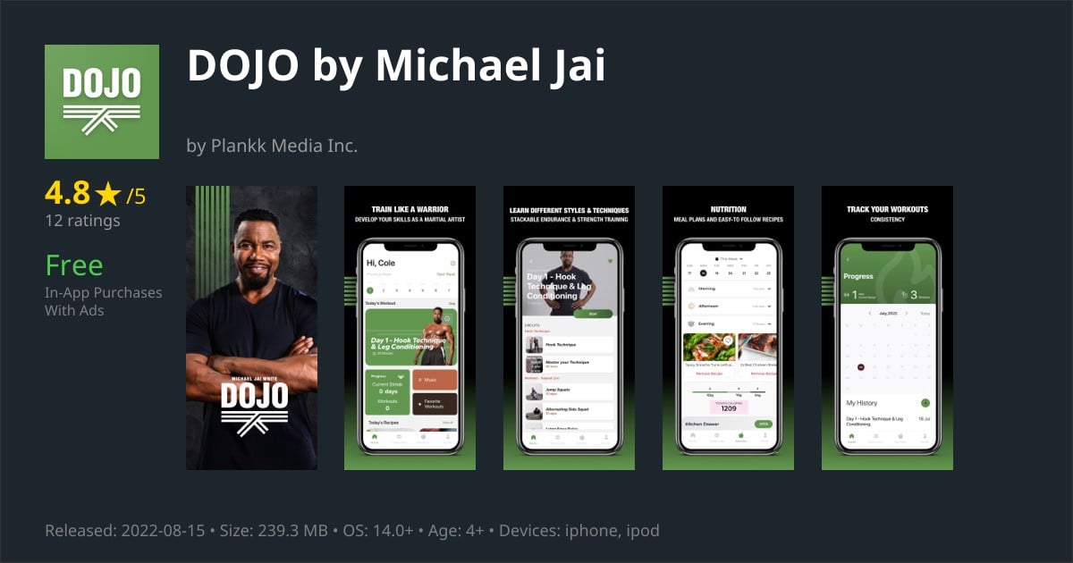 DOJO by Michael Jai App Reviews – Features, Pricing & User Ratings