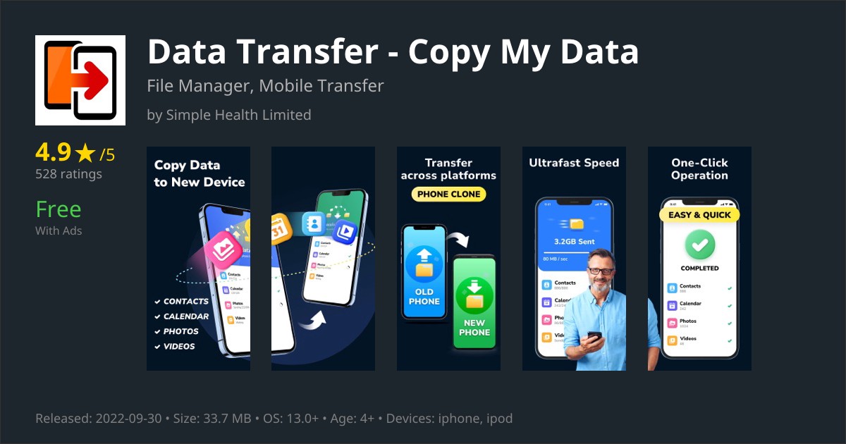Data Transfer App Reviews – Features, Alternatives & User Ratings