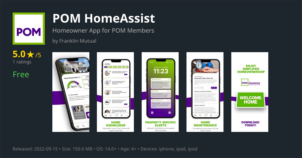 POM HomeAssist App Reviews – Features, Alternatives & User Ratings