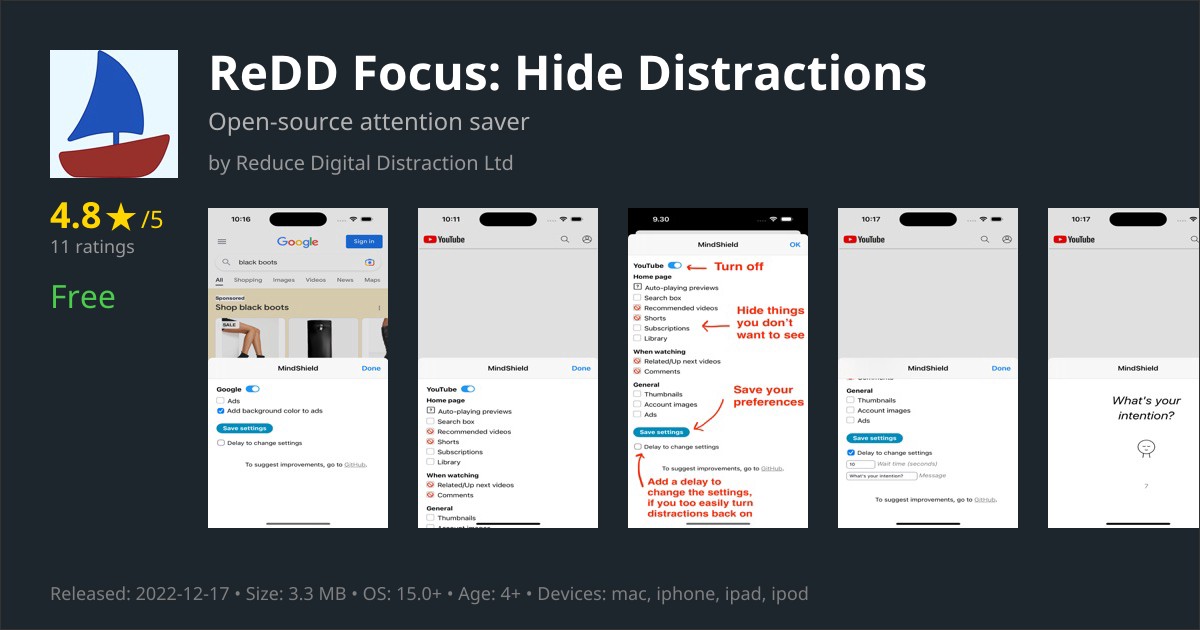 ReDD Focus App Reviews – Features, Alternatives & User Ratings