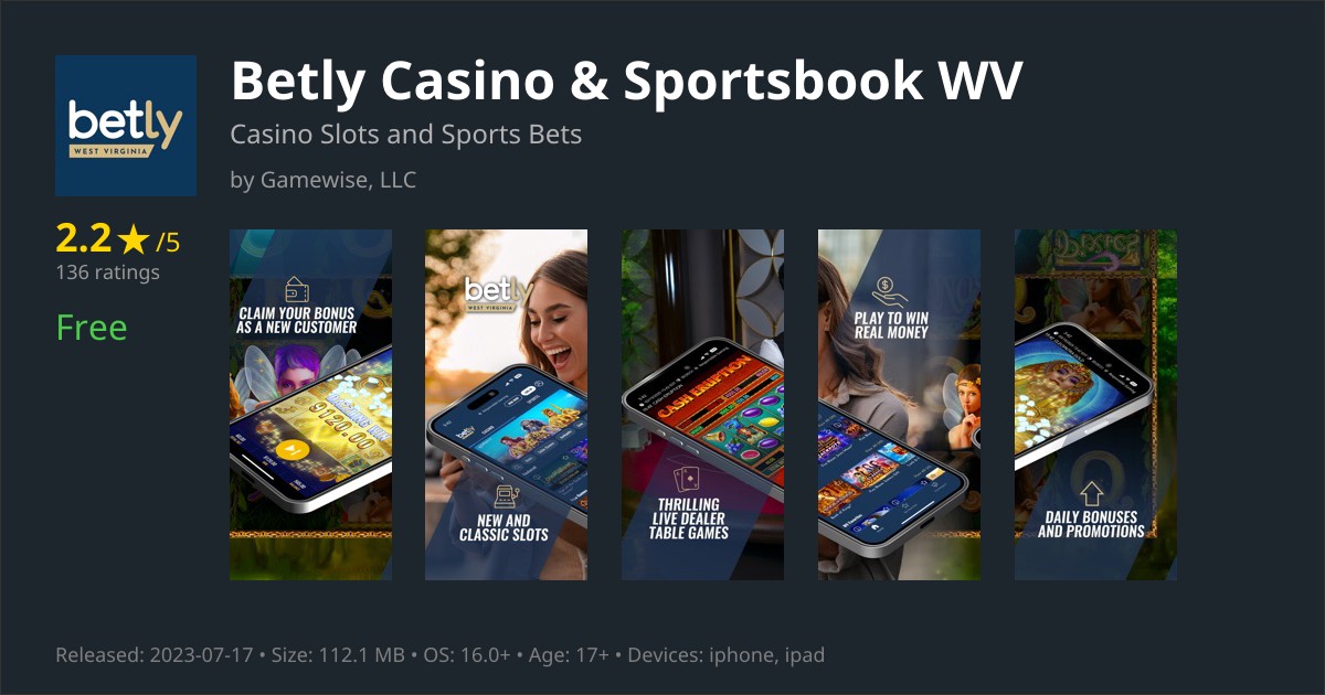Betly Casino & Sportsbook WV - Slots, Live Dealer, Sports Bets