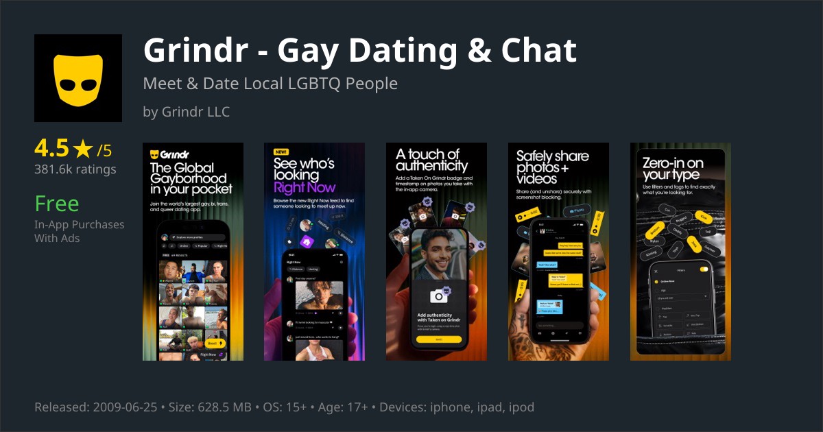 Grindr - Gay Dating & Chat App | AppsHunter