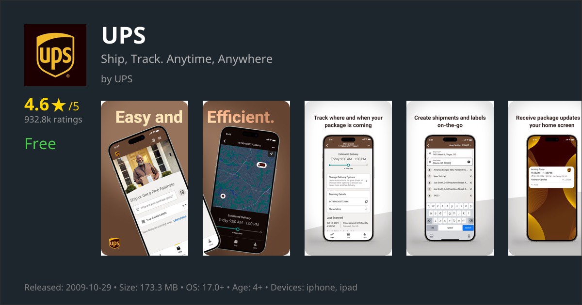 UPS App Reviews – Features, Alternatives & User Ratings