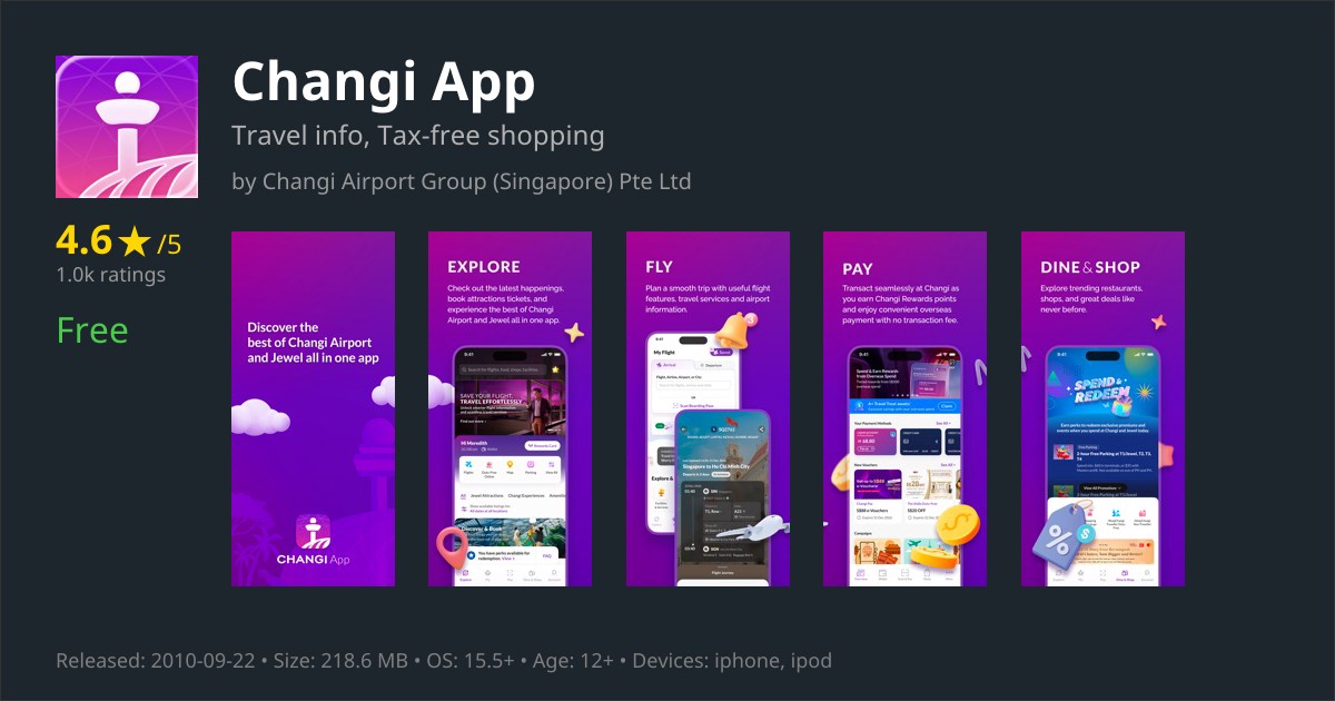Changi App App Reviews – Features, Alternatives & User Ratings