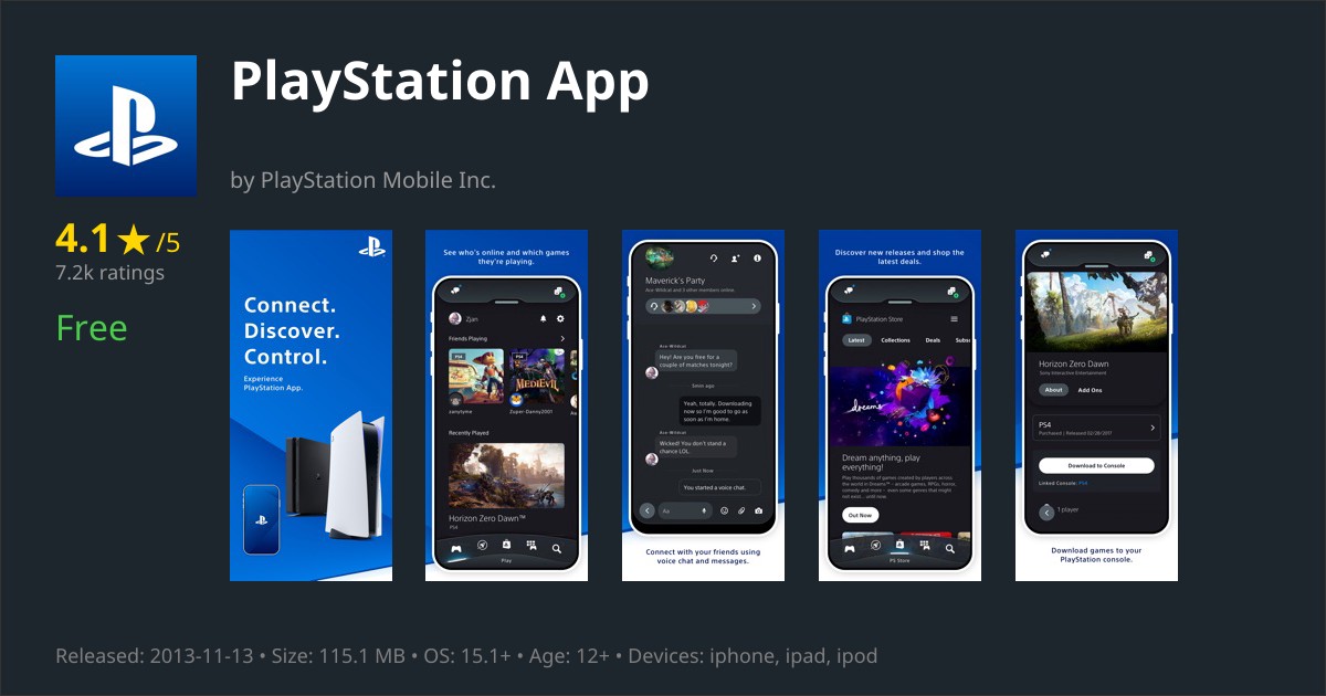 PlayStation App App Reviews – Features, Alternatives & User Ratings