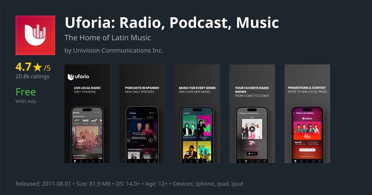Uforia App Reviews – Features, Alternatives & User Ratings