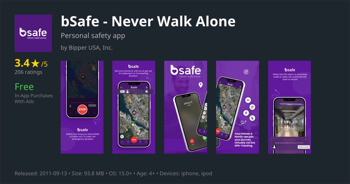 bSafe App Reviews – Features, Pricing & User Ratings