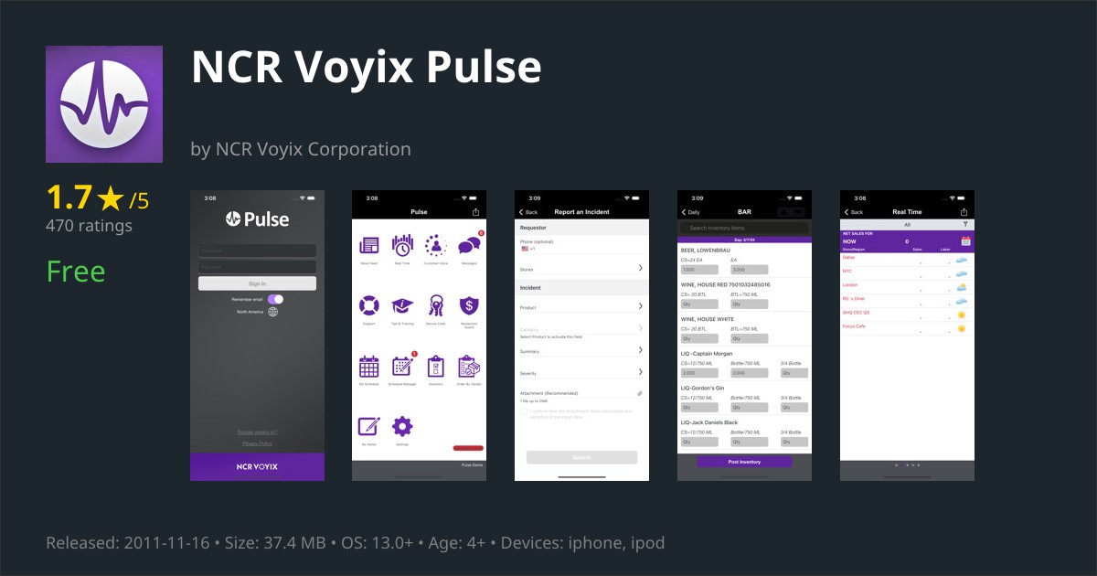 NCR Voyix Pulse App Reviews – Features, Alternatives & User Ratings