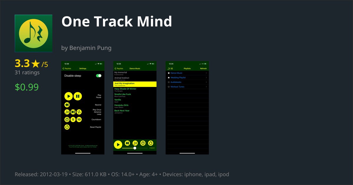 One Track Mind App Reviews – Features, Alternatives & User Ratings