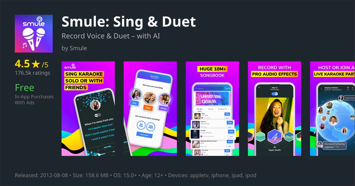 Smule App Reviews – Features, Pricing & User Ratings