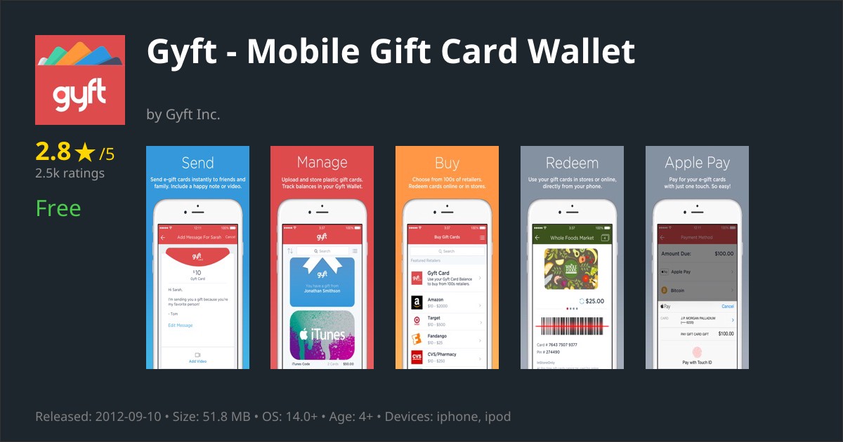 Gyft App Reviews – Features, Alternatives & User Ratings