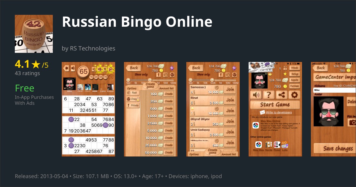 Russian Bingo Online Game Reviews – Features, Pricing & User Ratings