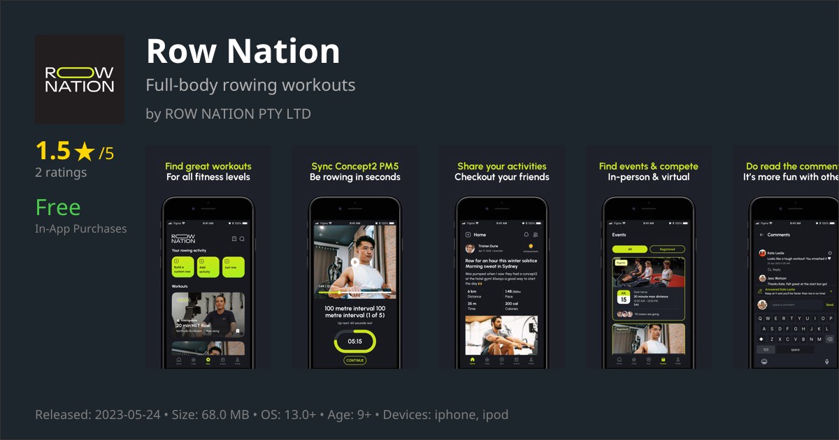 Row Nation App Reviews – Features, Pricing & User Ratings