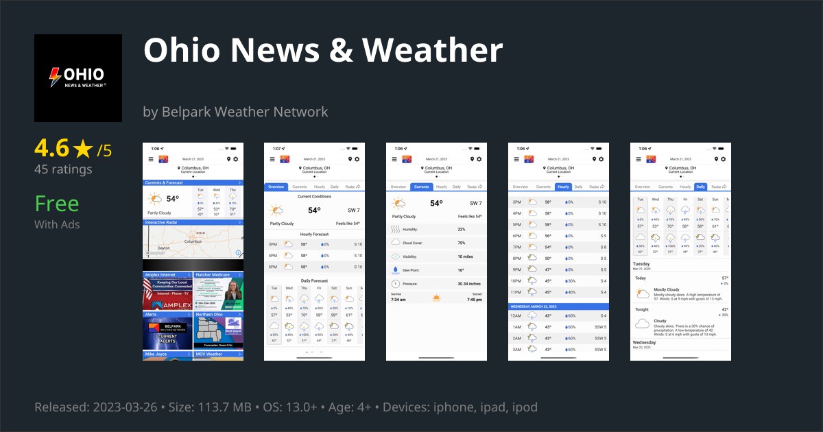 Ohio News & Weather app for iPhone — Download