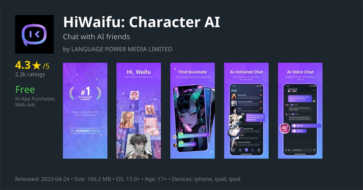 AI Friend & Waifu Chatbot - Virtual Companion | AppsHunter