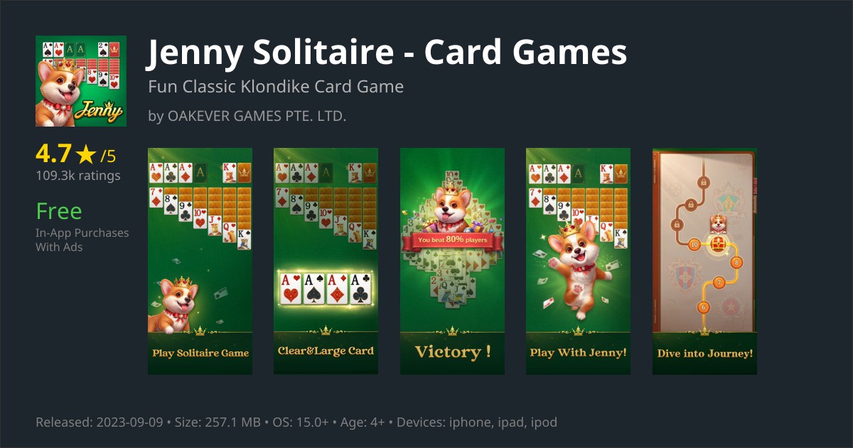 Jenny Solitaire Game Reviews – Features, Pricing & User Ratings