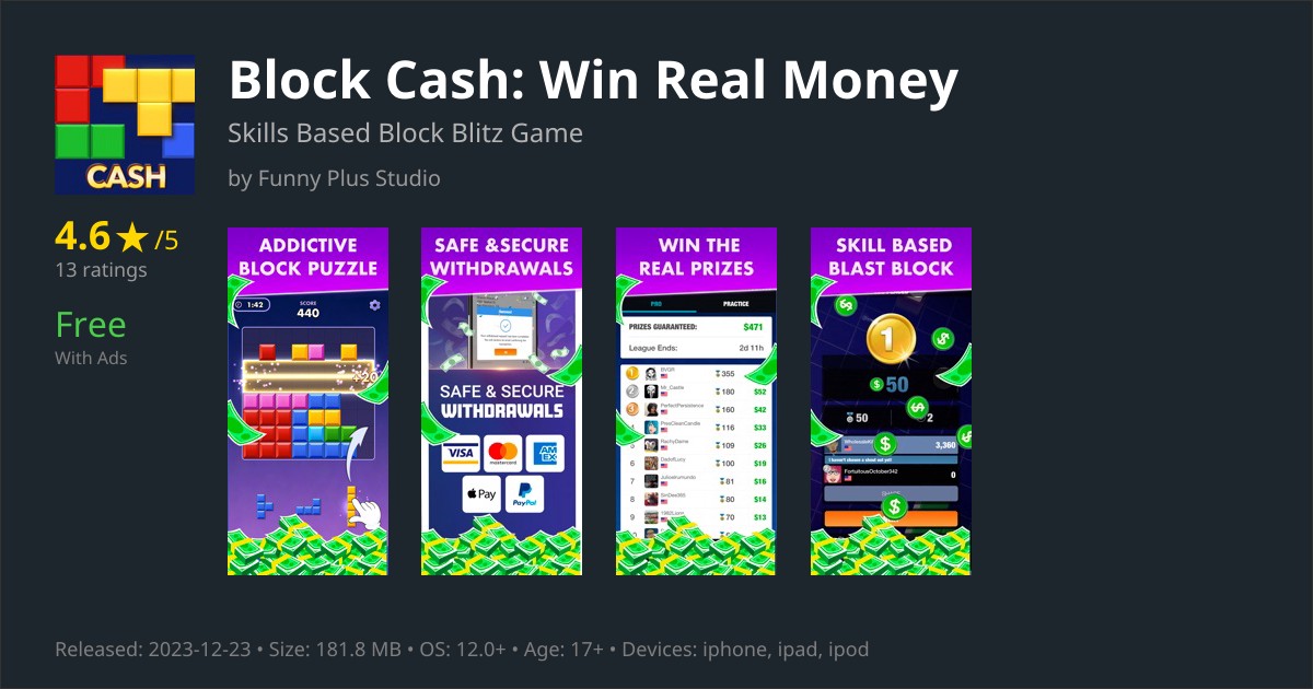 Block Cash Game Reviews – Features, Alternatives & User Ratings