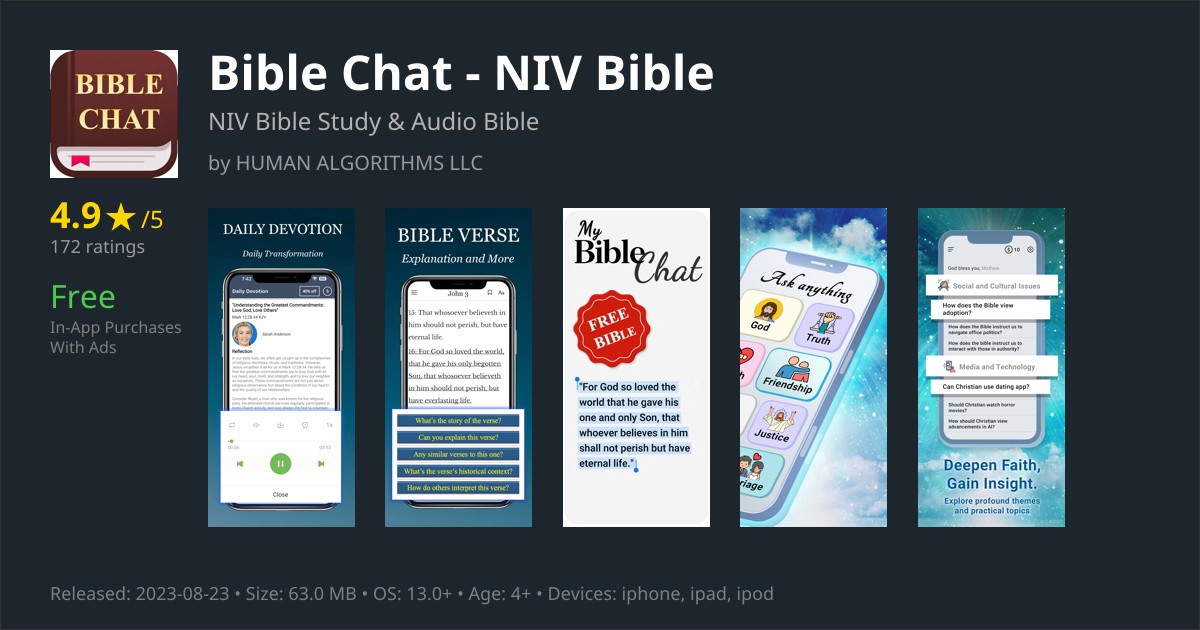 Bible Chat App Reviews – Features, Pricing & User Ratings