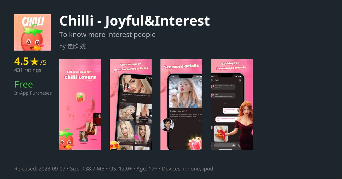 Chilli App Reviews – Features, Pricing & User Ratings
