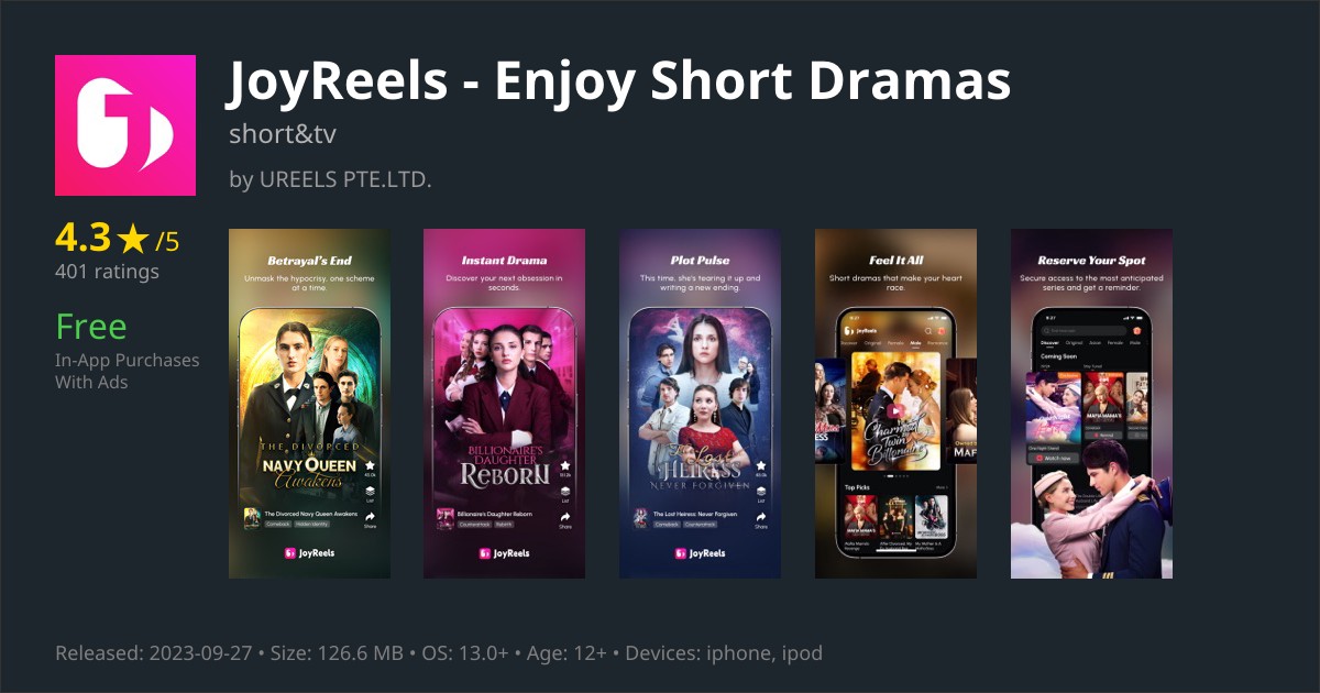 JoyReels App Reviews – Features, Pricing & User Ratings